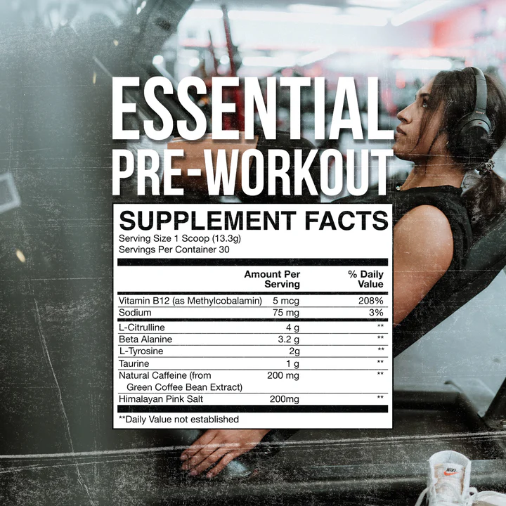 Essential Pre-Workout - Raw